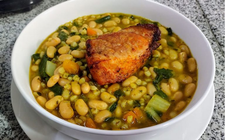 Receta porotos con mote - ComoHacer.cl